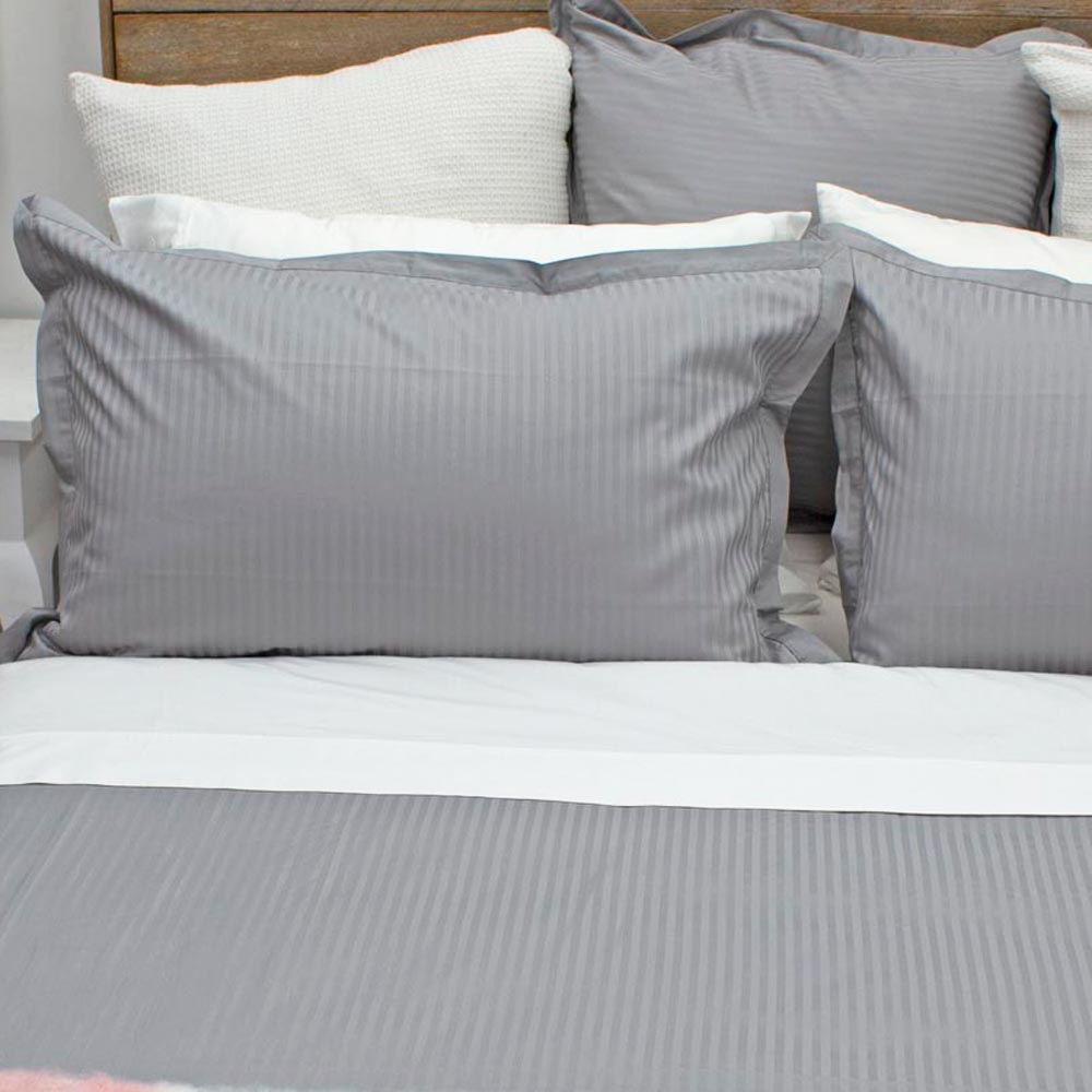 1/2 PRICE Mid Grey Cotton Quilt Covers | Ecodownunder Australia