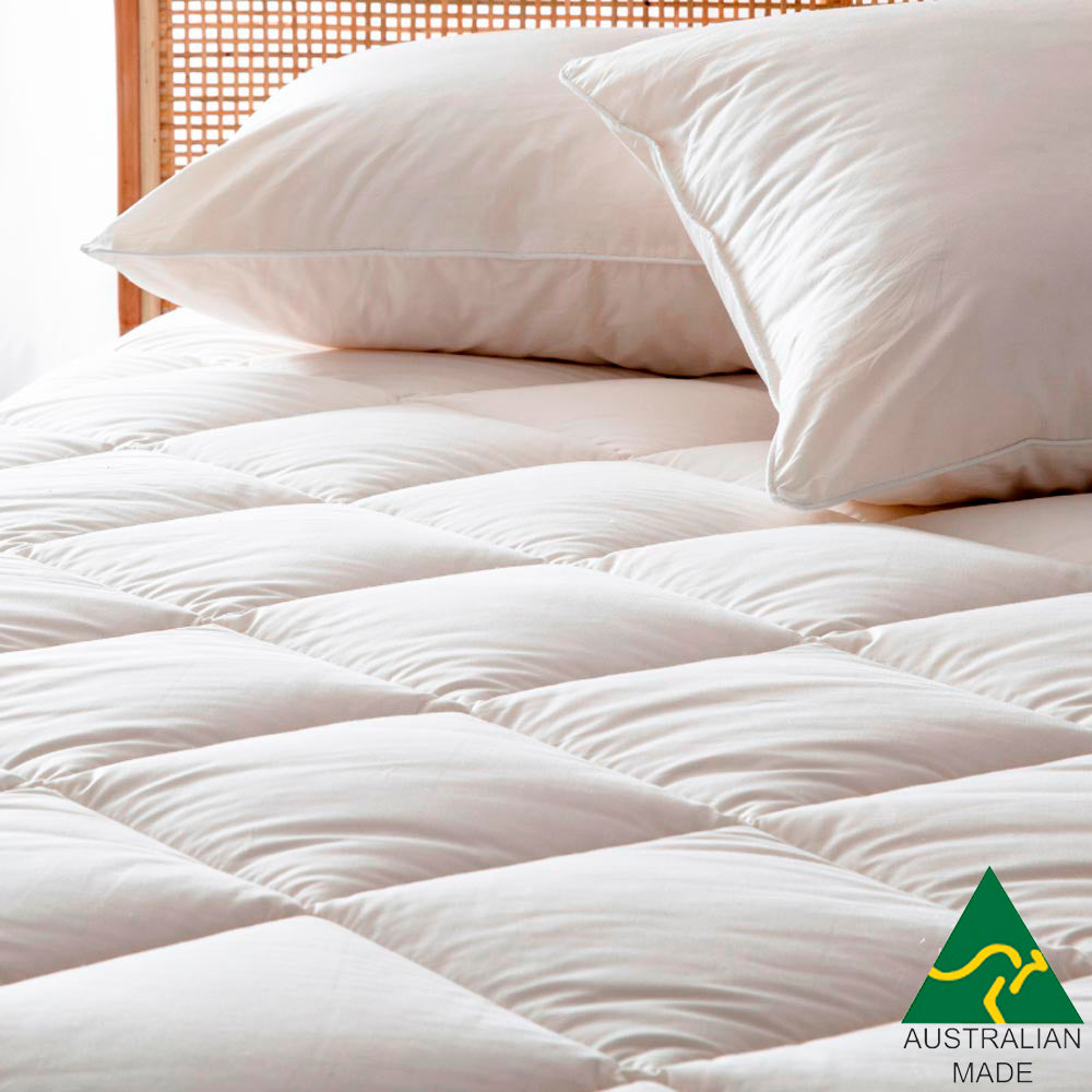 Australian Made Mattress Toppers, Reversible | Ecodownunder
