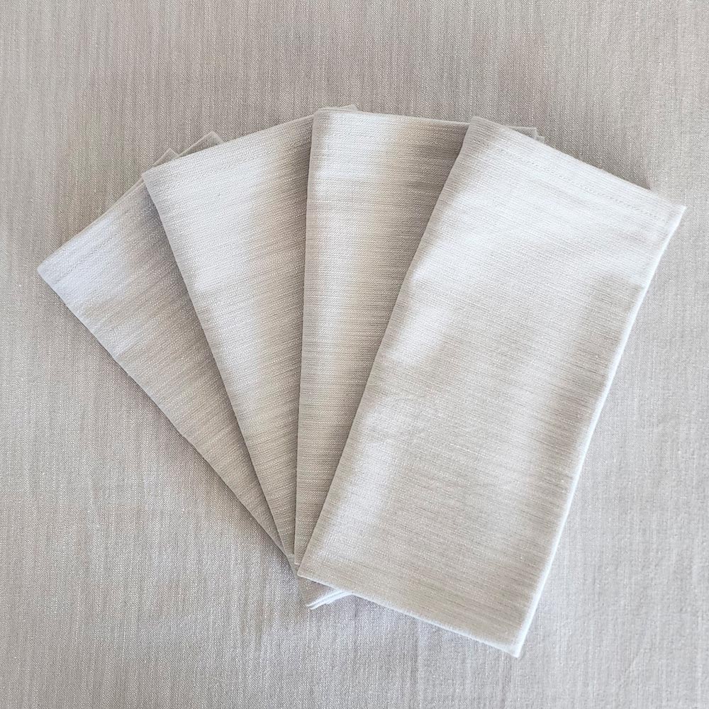 Organic Cotton Table Napkins | Grey | Ecodownunder