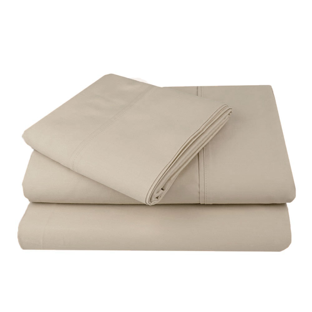 King Single Bed Sheet Sets | Stone | Ecodownunder